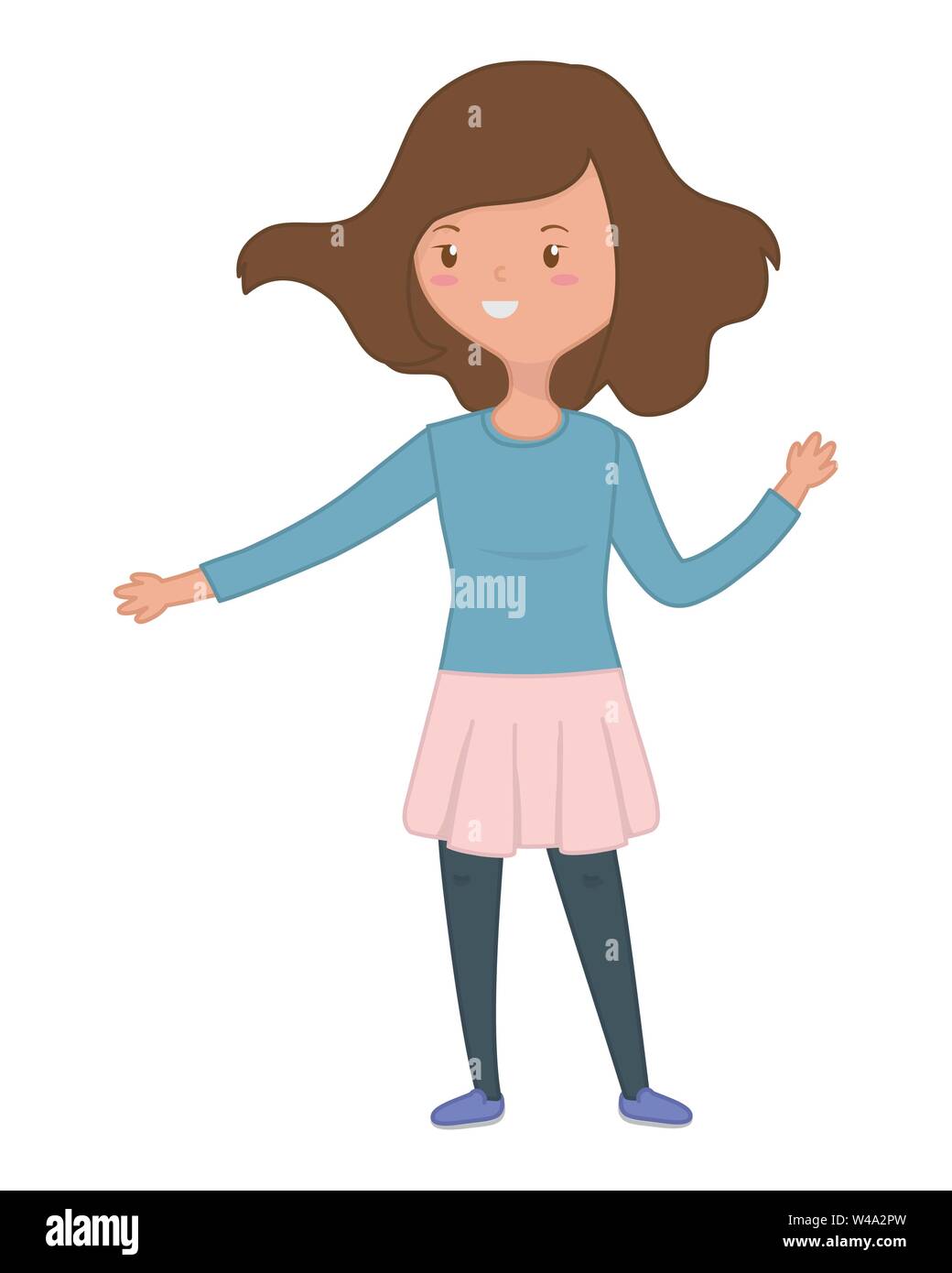 Teenager girl design, Female people young teen beautiful and woman ...