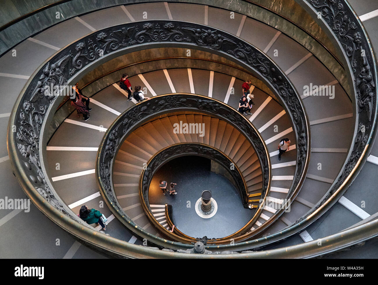 Museum of Vatican stairs. Vaticano Stock Photo - Alamy