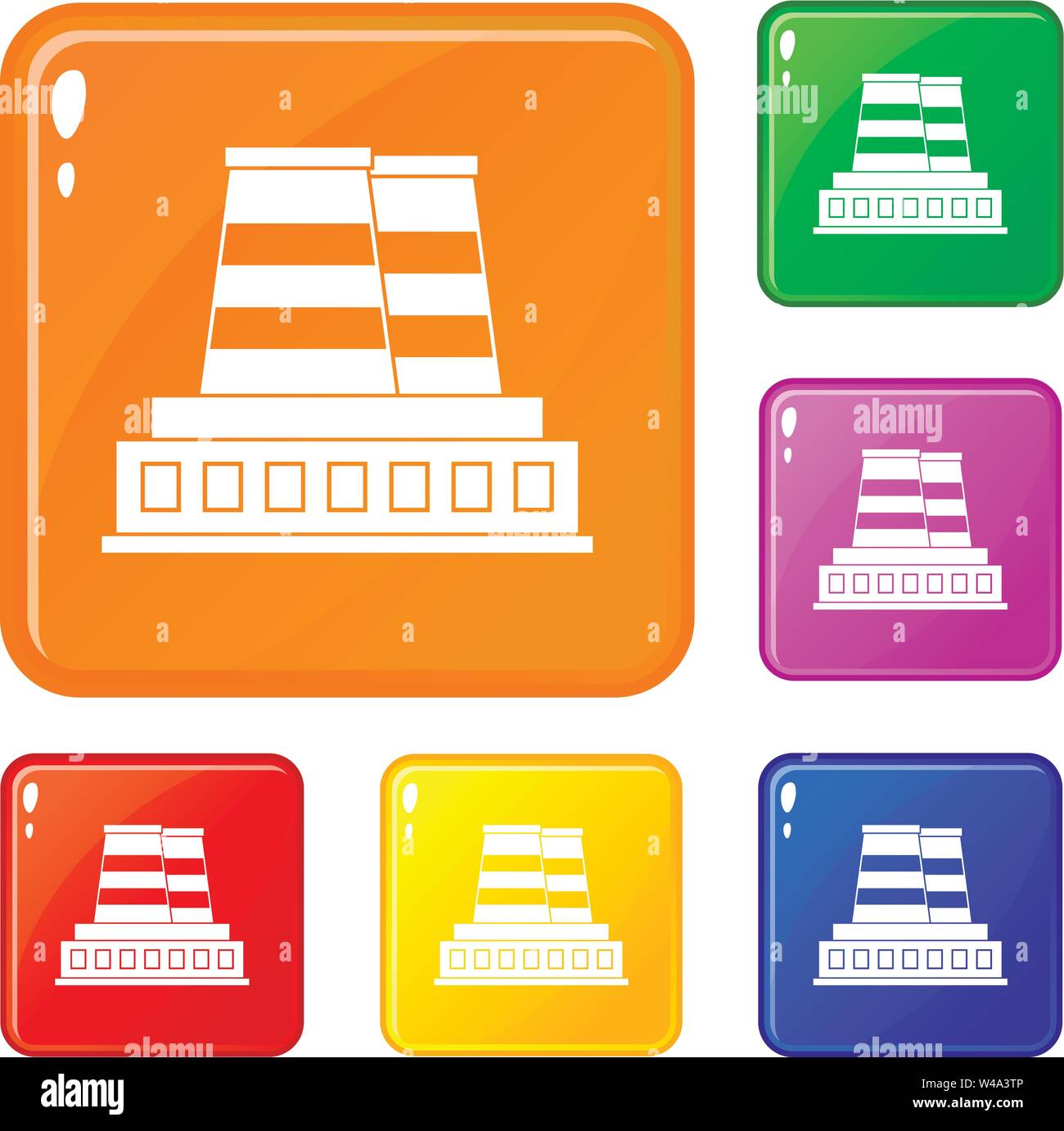 Petrochemical sunset Stock Vector Images - Alamy