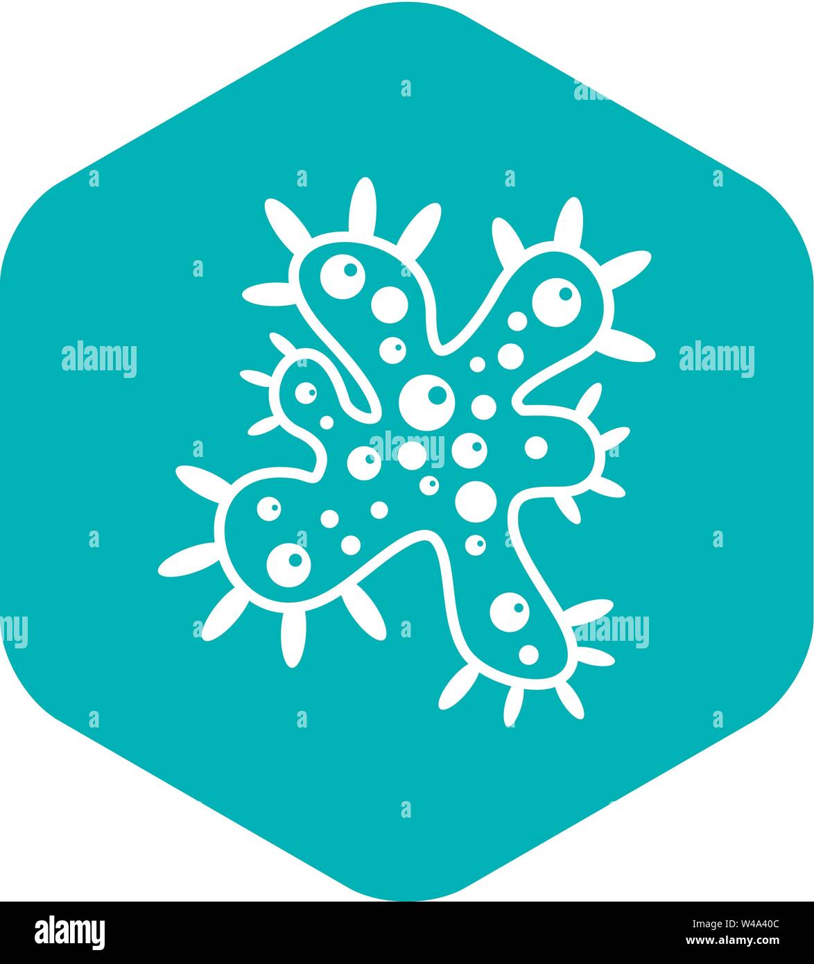 Bacteria icon, simple style Stock Vector Image & Art - Alamy
