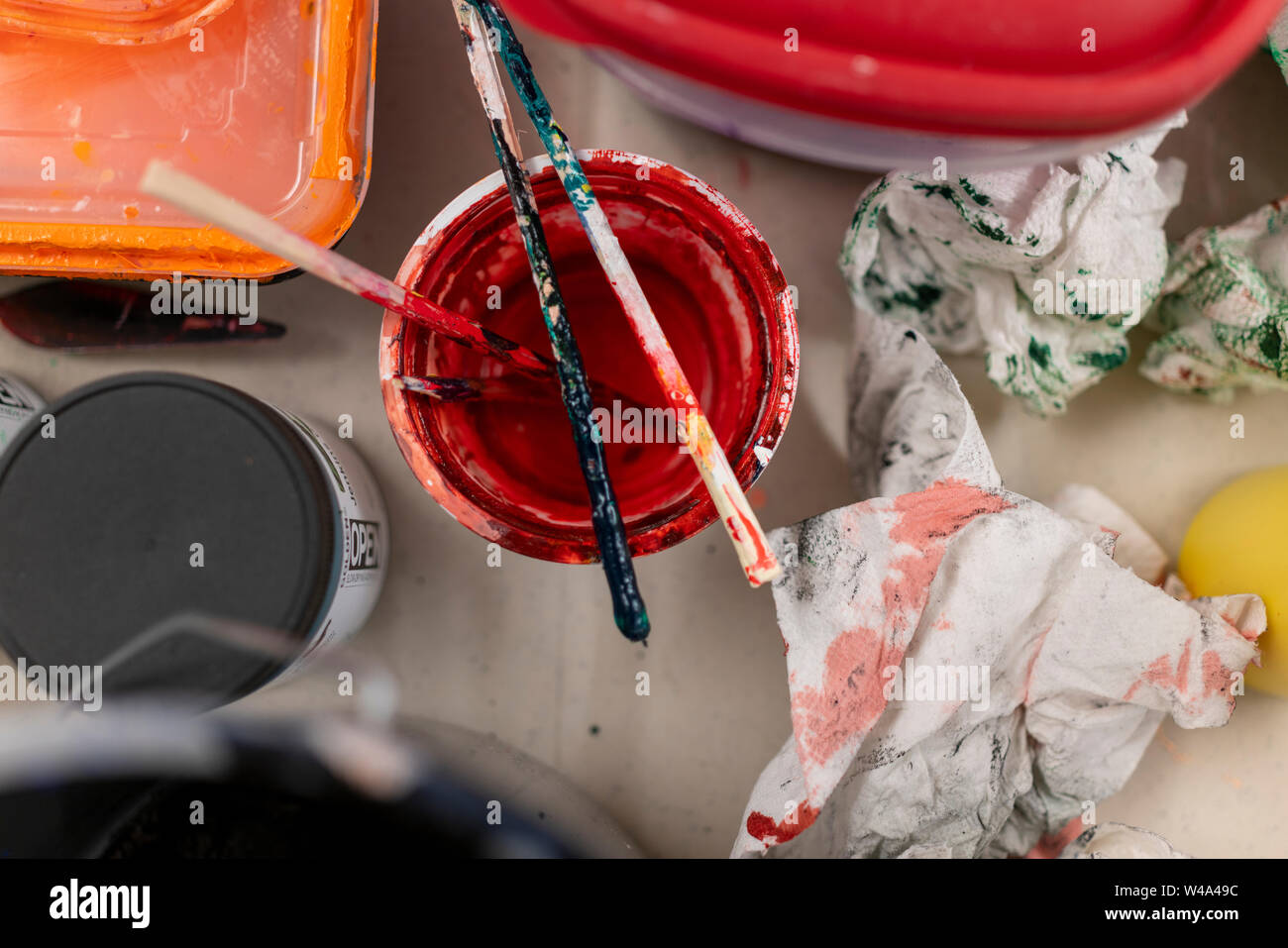 artist studio tools Stock Photo - Alamy