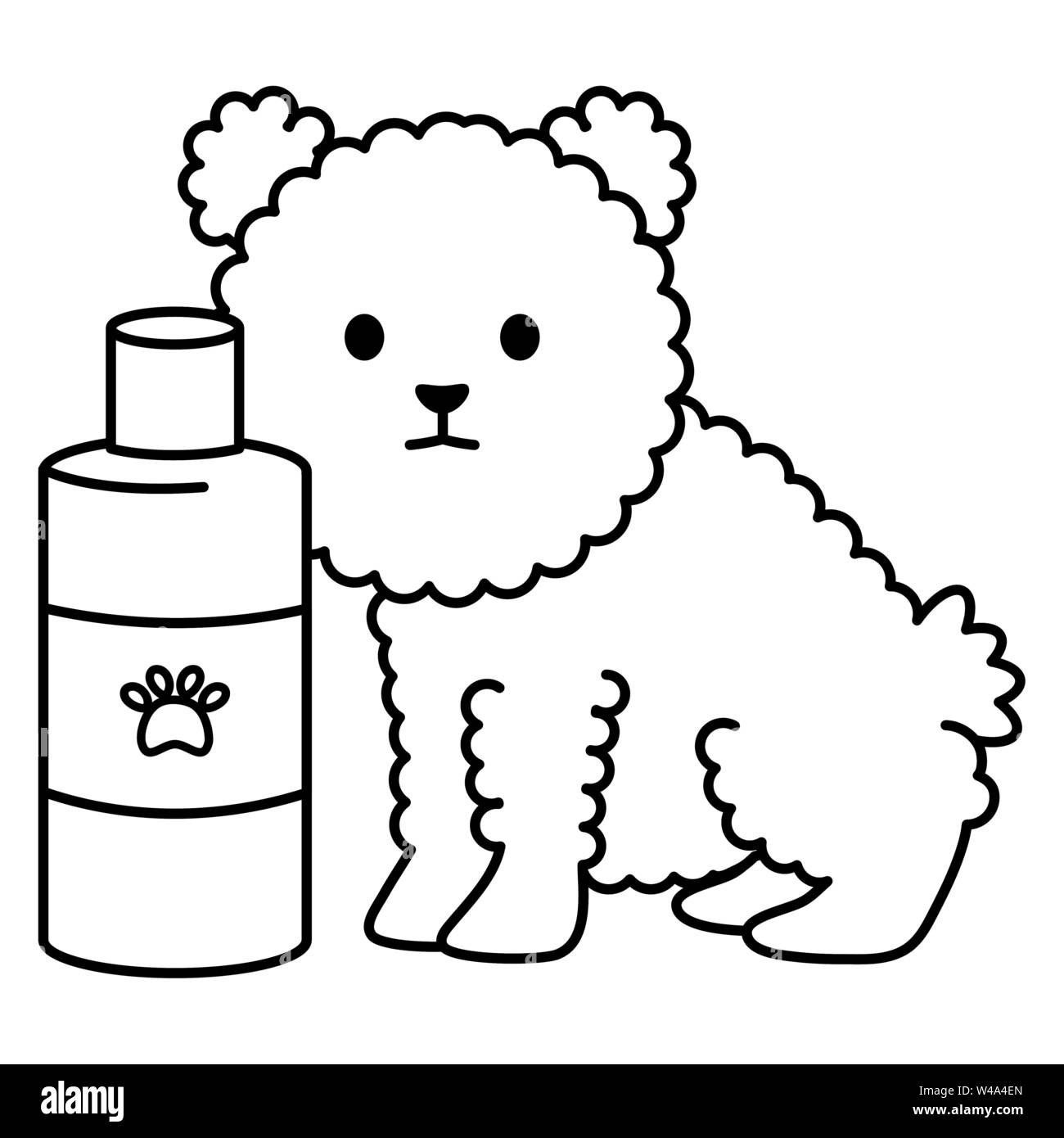 Shampoo Bottle Coloring Page