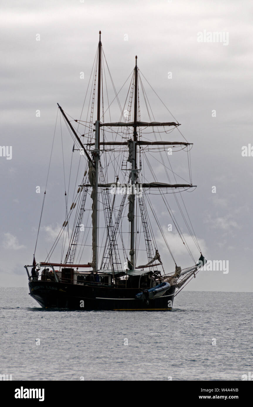 A two masted schooner hi-res stock photography and images - Alamy
