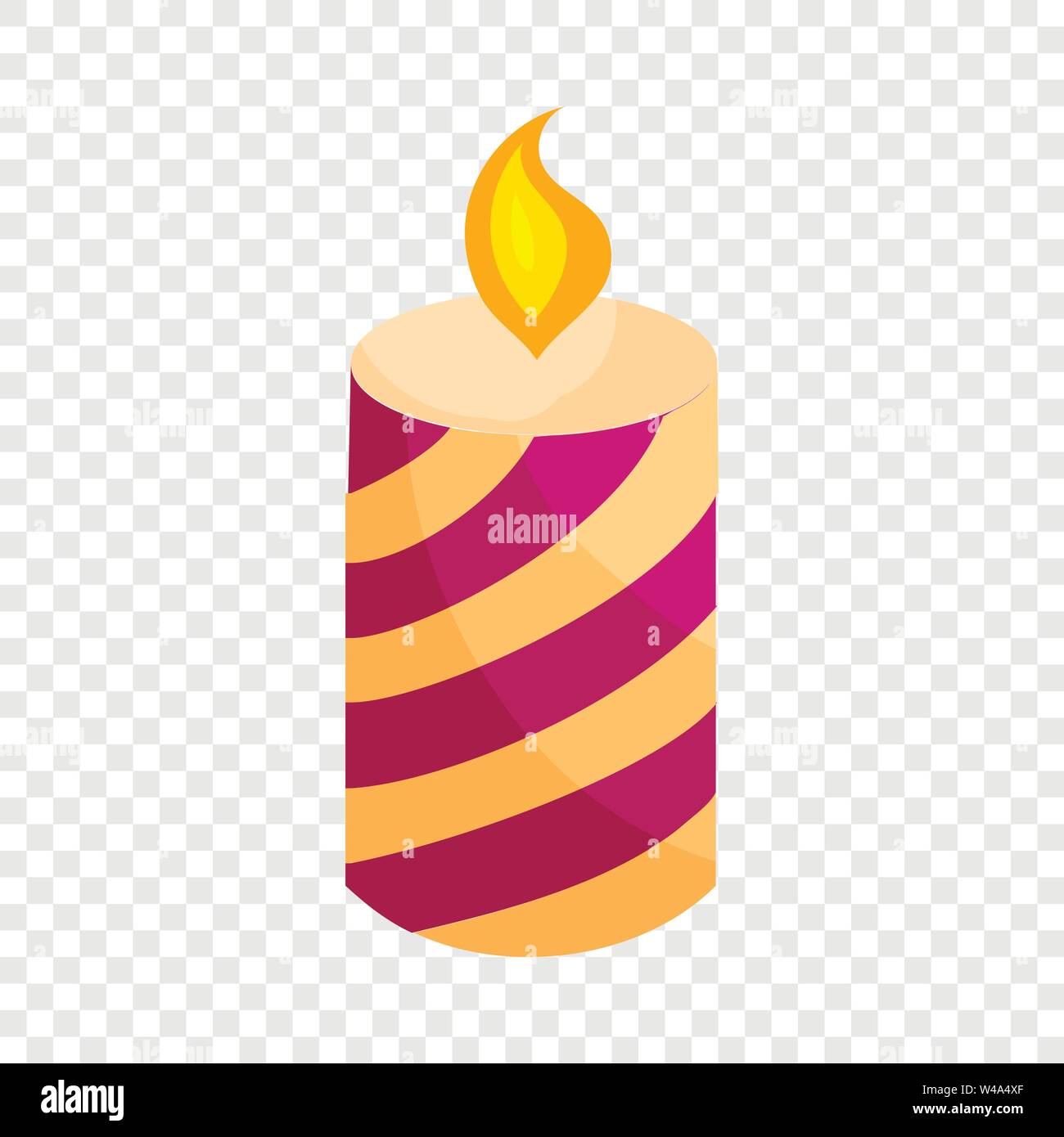Festive candle icon, cartoon style Stock Vector Image & Art - Alamy