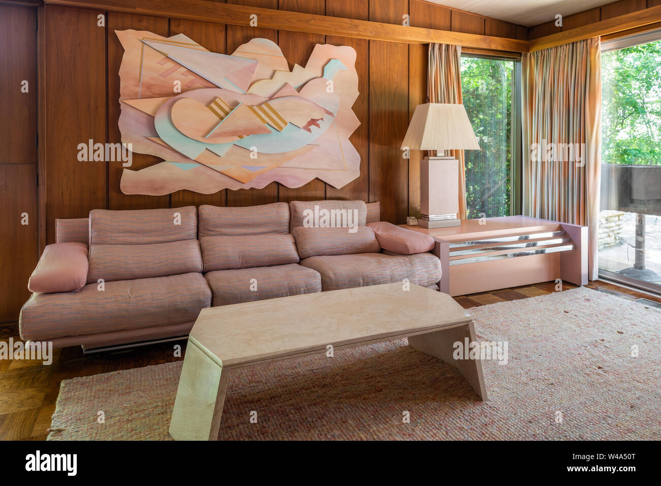 1950s house interior hi-res stock photography and images - Alamy