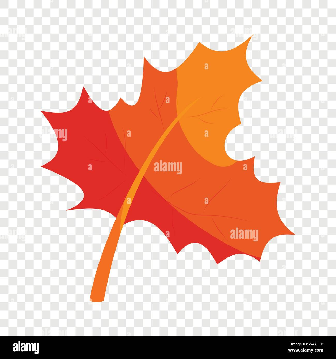 Autumn leave icon, cartoon style Stock Vector Image & Art - Alamy