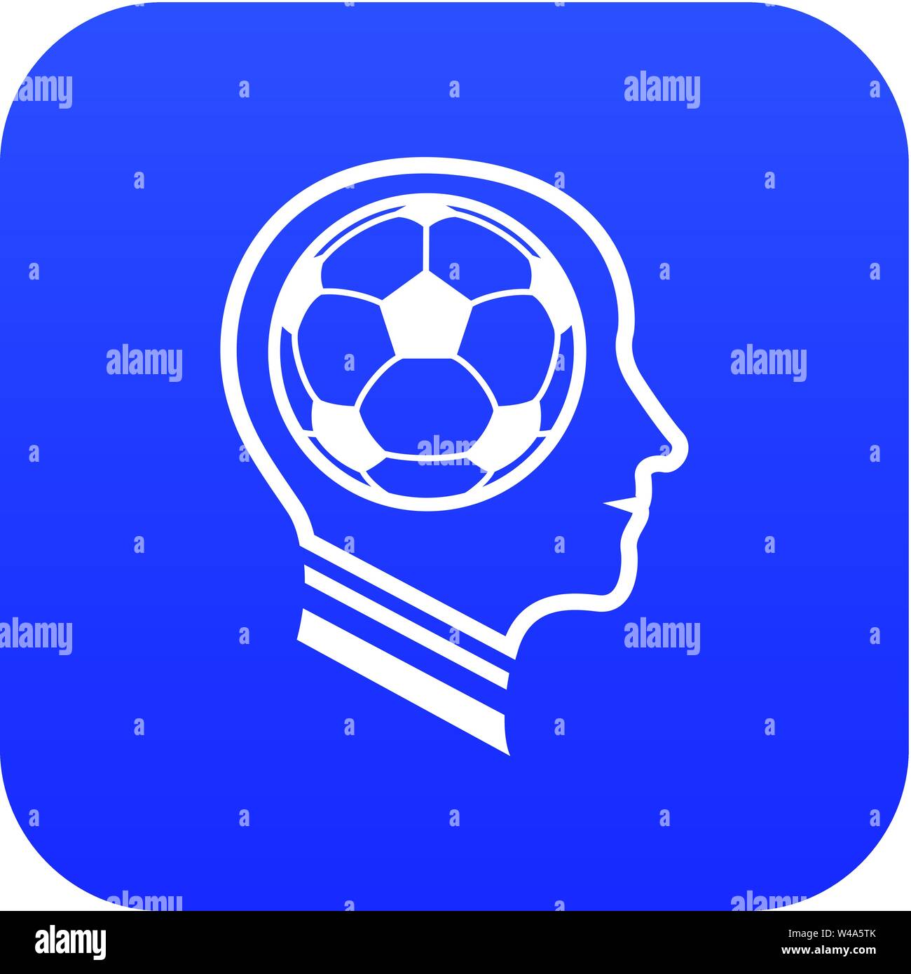 Football player icon, simple black style Stock Vector Image & Art - Alamy