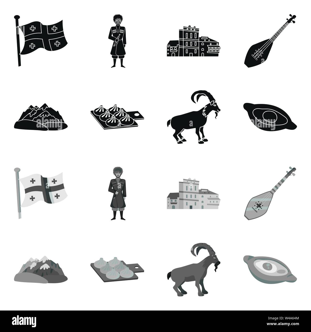 Vector design of culture and sightseeing logo. Collection of culture ...