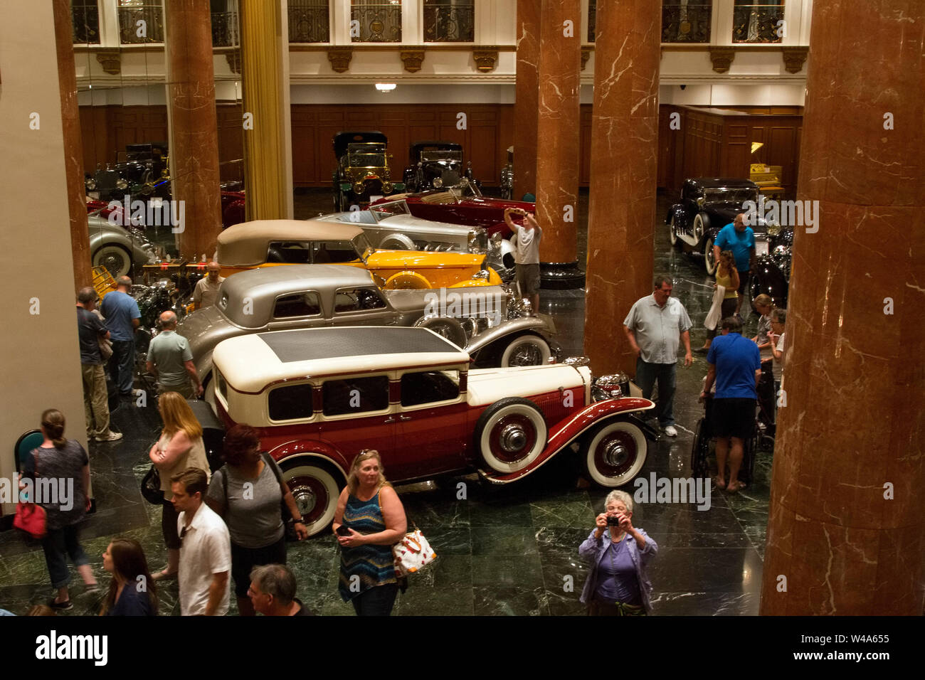 Classic Cars on Main Floor of Nethercutt Collection Stock Photo - Alamy