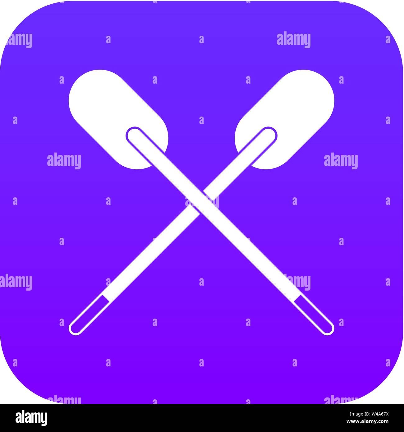 Rowing oars crossed hi-res stock photography and images - Alamy