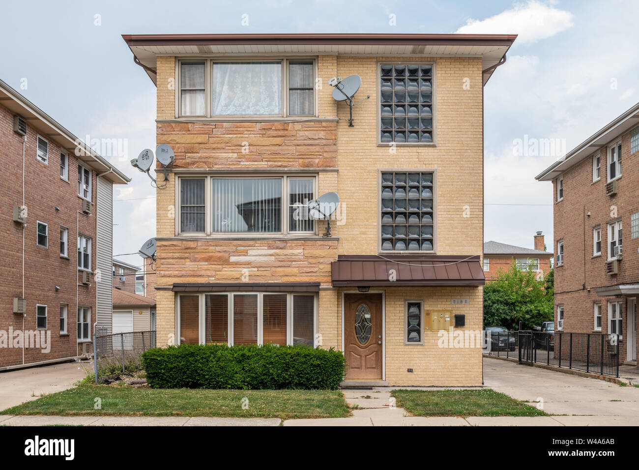 Polish Flats in River Grove Stock Photo - Alamy