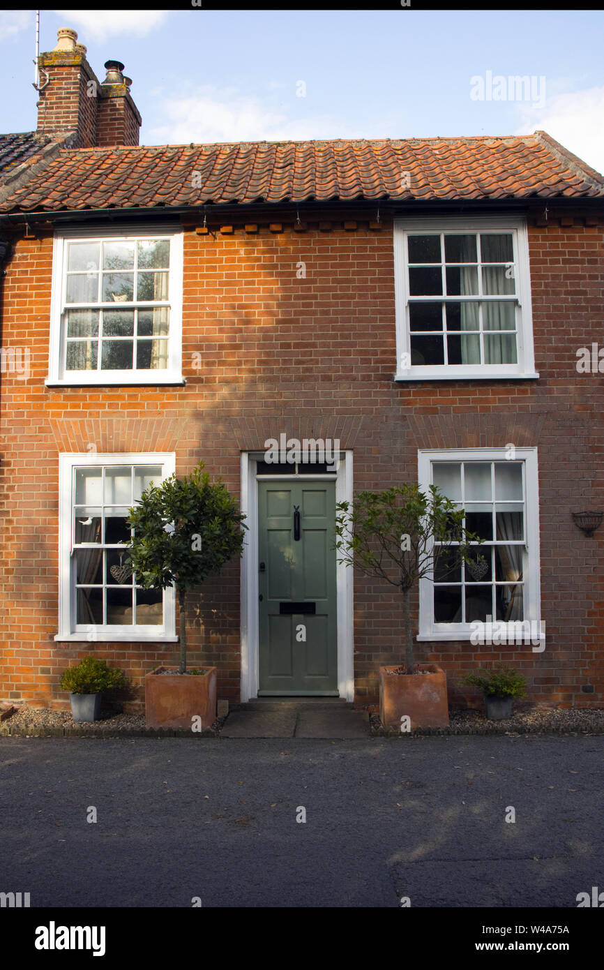 Traditional house in the picturesque village of Wangford, Suffolk Stock ...