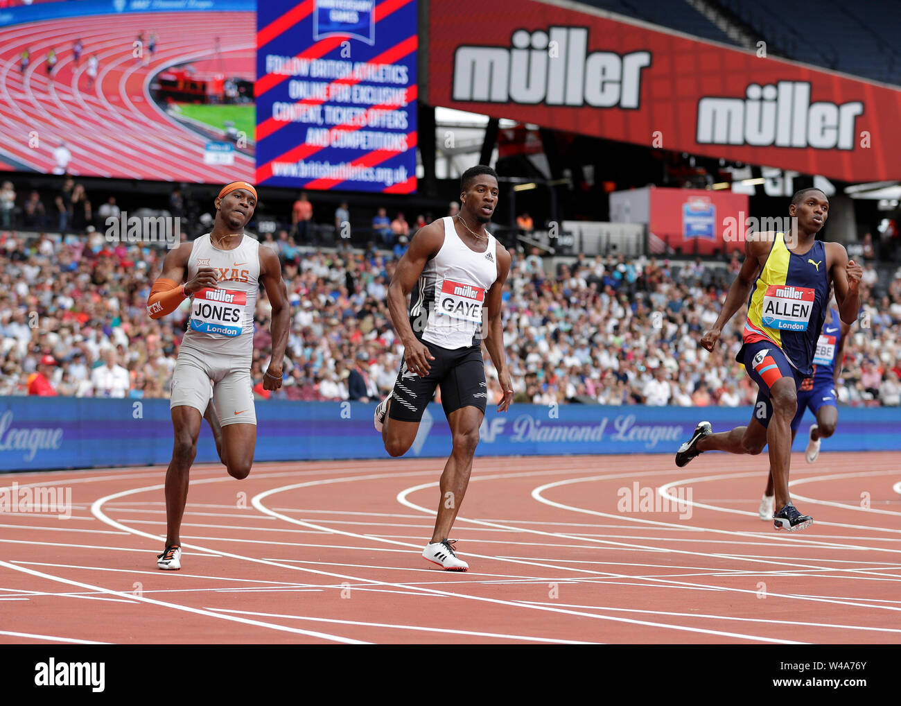 London Stadium, London, UK. 21st July, 2019. IAAF Muller Anniversary ...