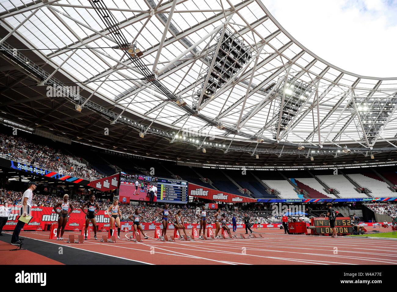 London Stadium, London, UK. 21st July, 2019. IAAF Muller Anniversary ...