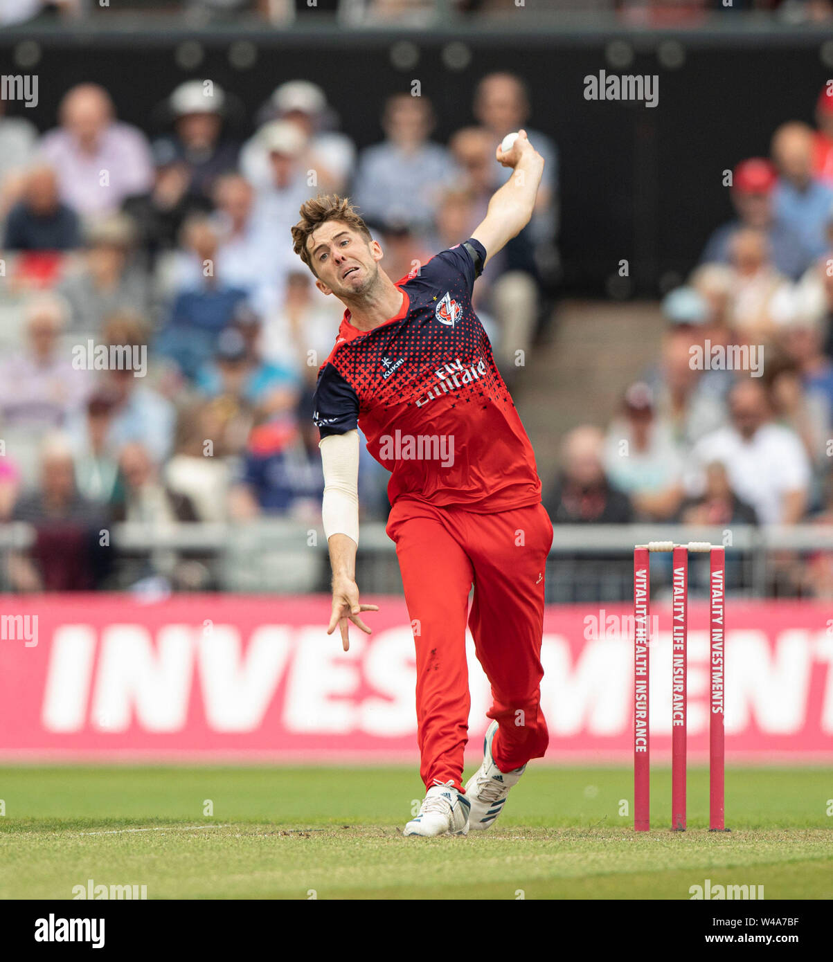 Emirates Old Trafford Manchester, UK. 21st July, 2019. Vitality Blast ...