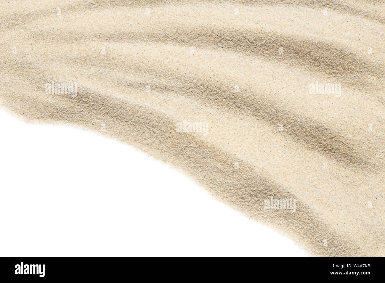 Sand isolated on white background Stock Photo - Alamy