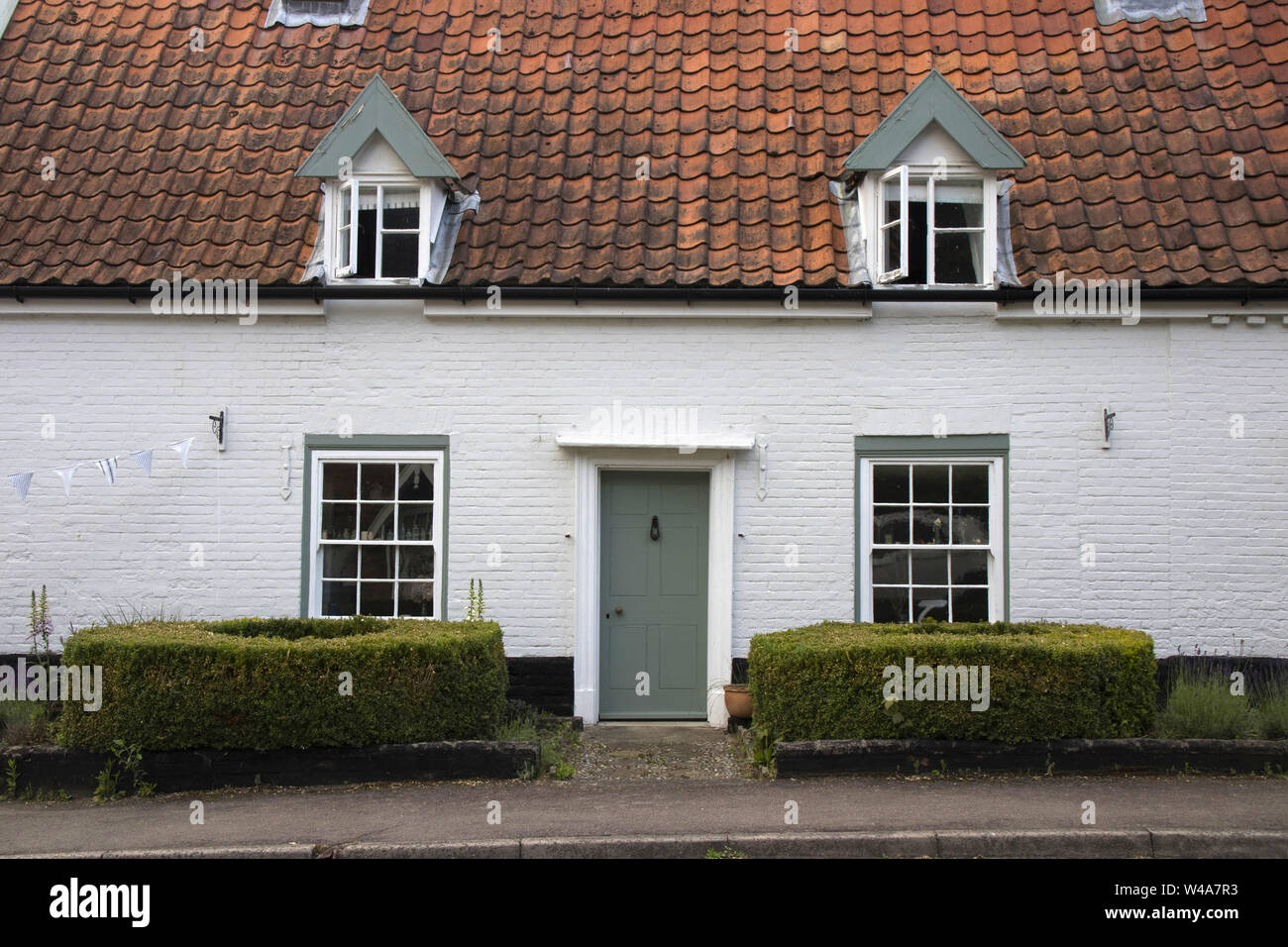 Traditional house in the picturesque village of Wangford, Suffolk Stock ...
