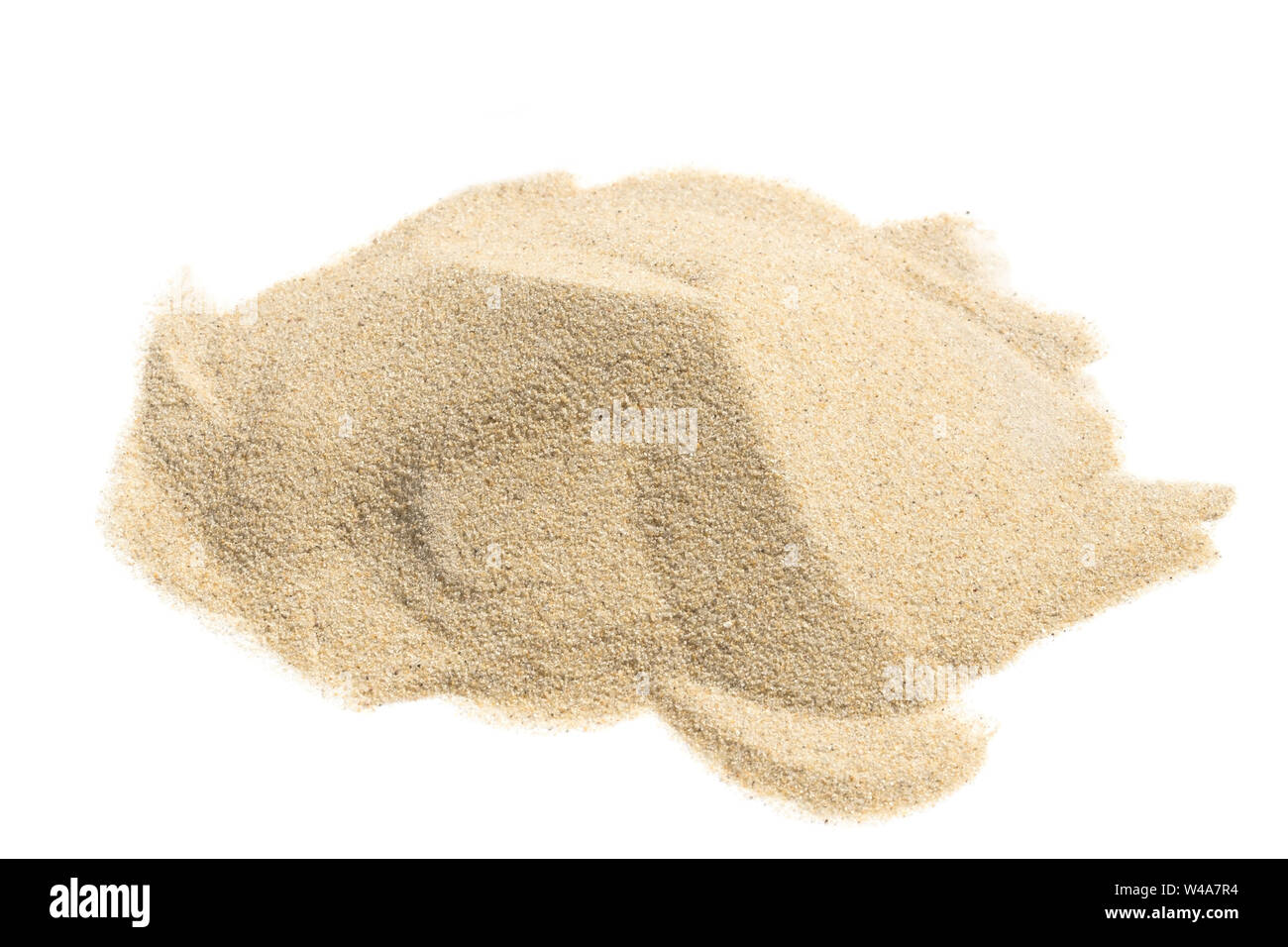 Sand heap isolated on white background Stock Photo - Alamy
