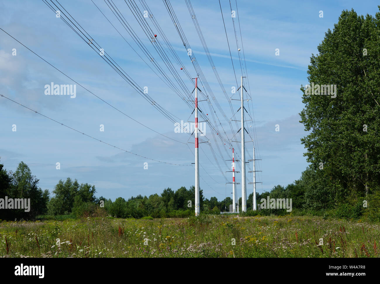 High Voltage Underground Power Cable High Resolution Stock Photography ...