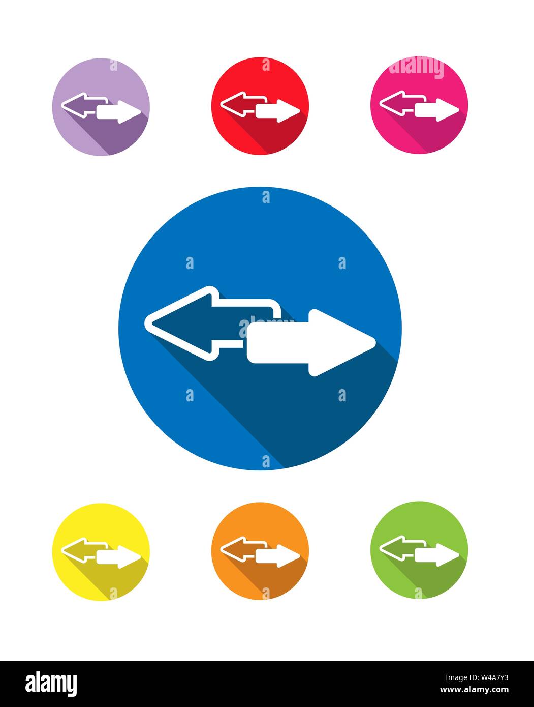 Reverse direction Stock Vector Images - Alamy