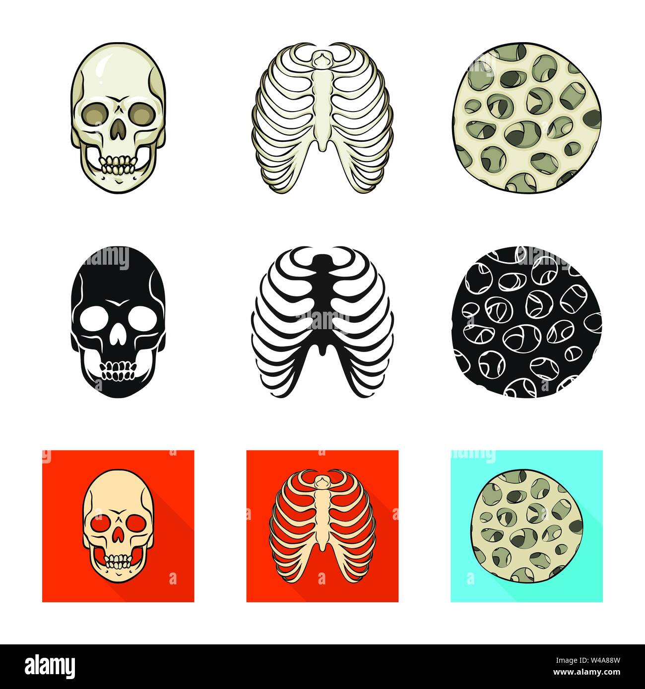 Vector illustration of medicine and clinic logo. Set of medicine and ...