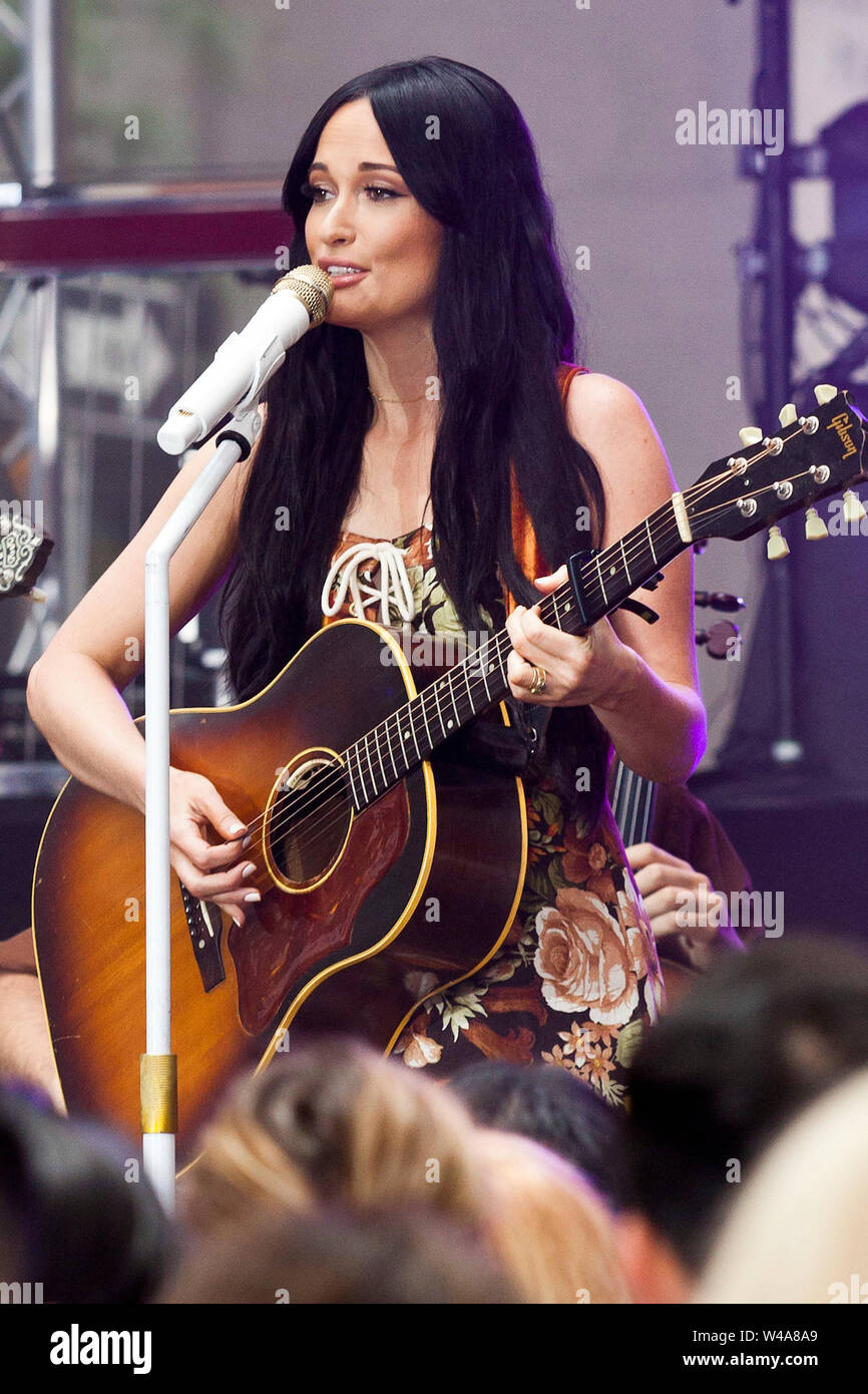 Kacey Musgraves live at a concert of the 'NBC Today Show Citi Concert ...