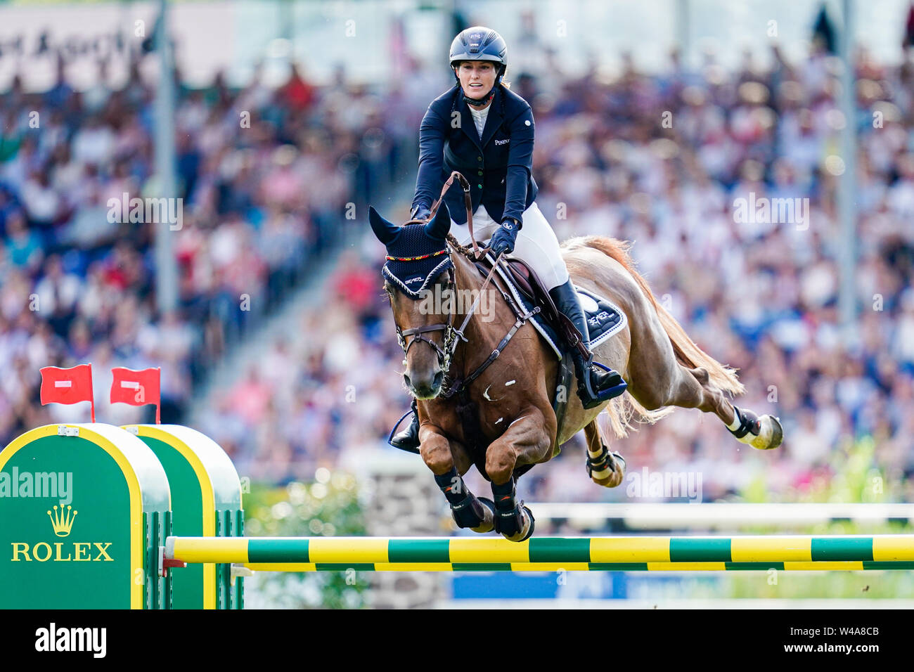 Aachen, Germany. 21st July, 2019. Equestrian sports, CHIO, jumping ...