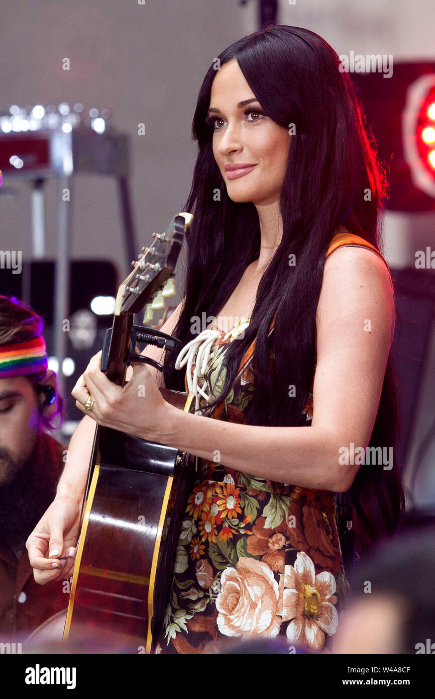 Kacey Musgraves live at a concert of the 'NBC Today Show Citi Concert ...