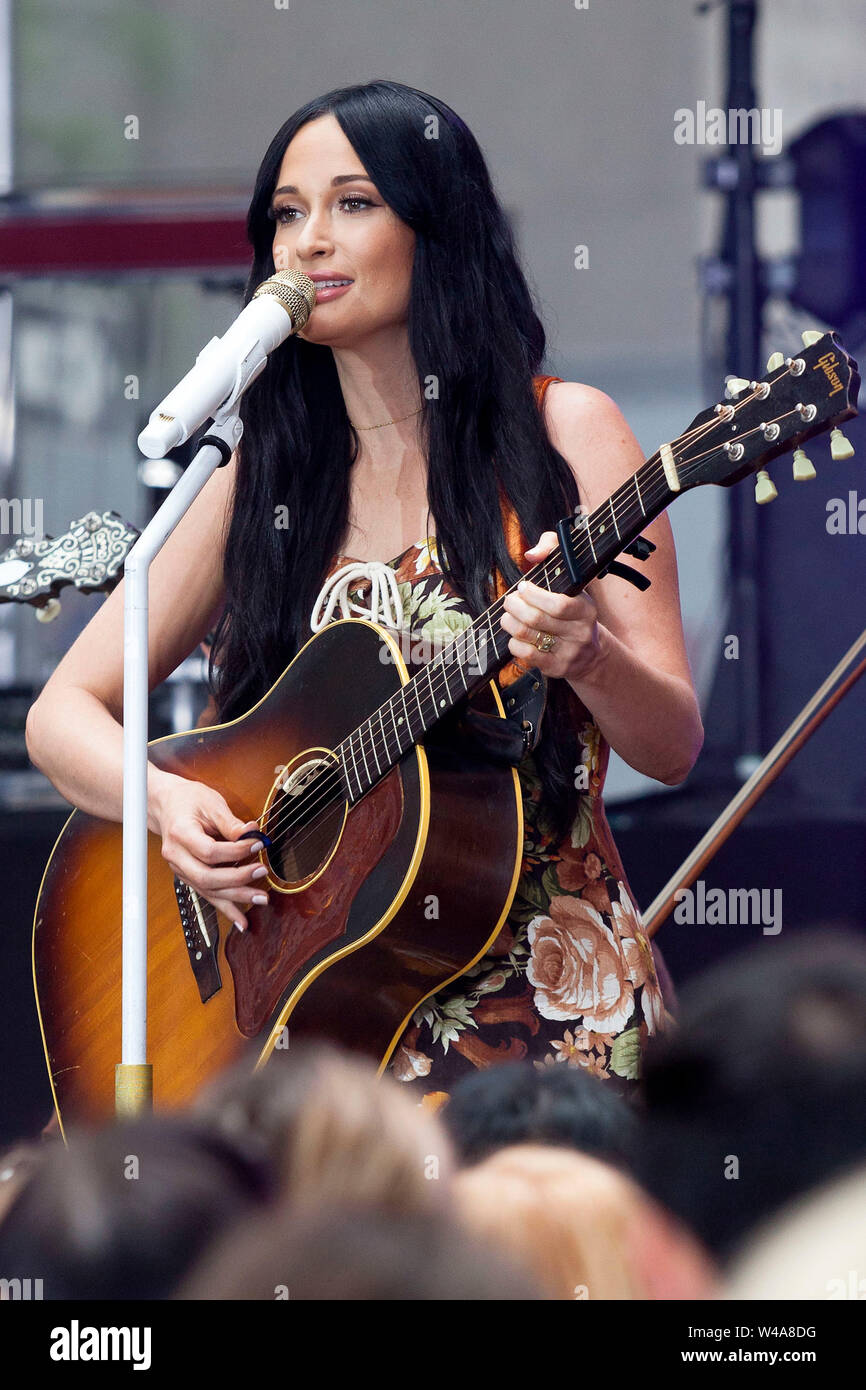 Kacey Musgraves live at a concert of the 'NBC Today Show Citi Concert ...