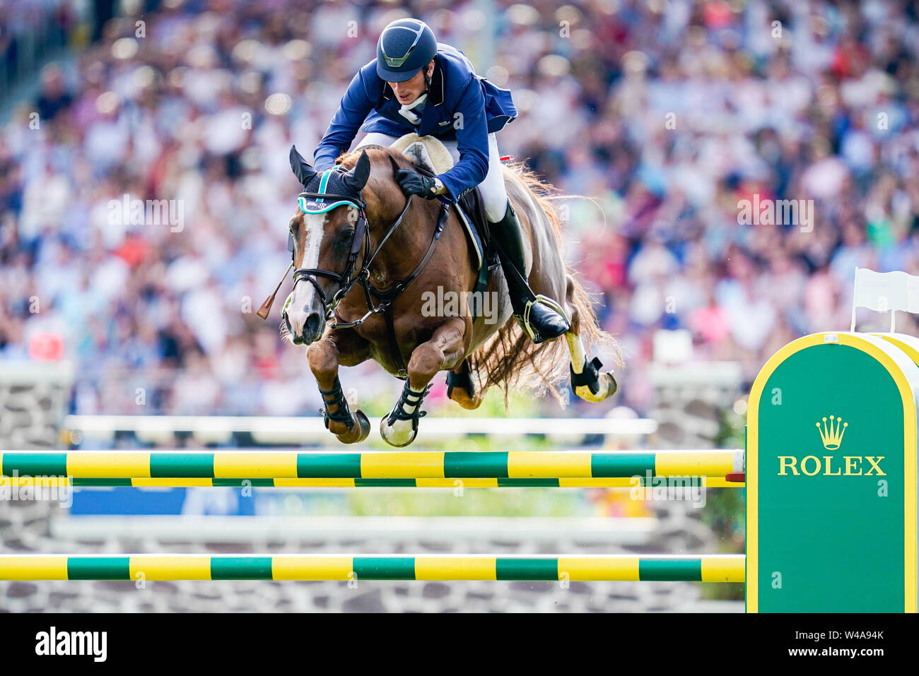 Aachen, Germany. 21st July, 2019. Equestrian sports, CHIO, jumping: The ...