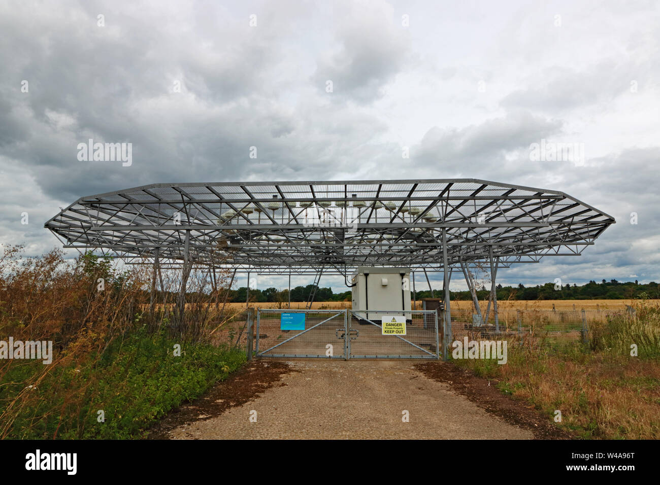 The air navigation beacon at Ockham in Surrey Stock Photo - Alamy
