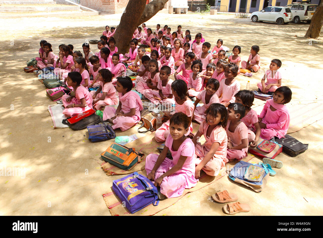 School children sitting in a class Stock Photo - Alamy