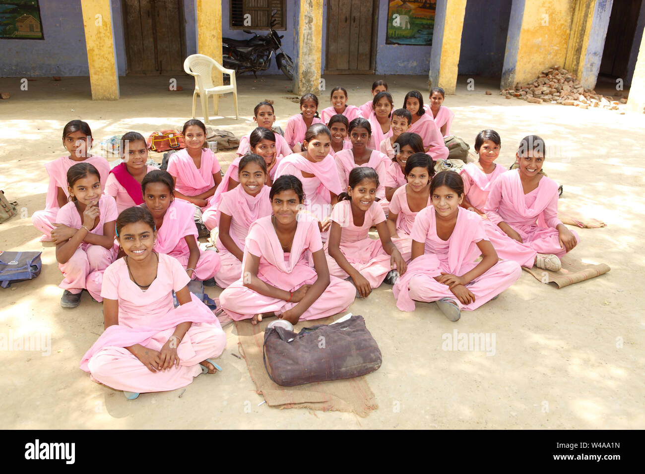 School children sitting in a class Stock Photo - Alamy