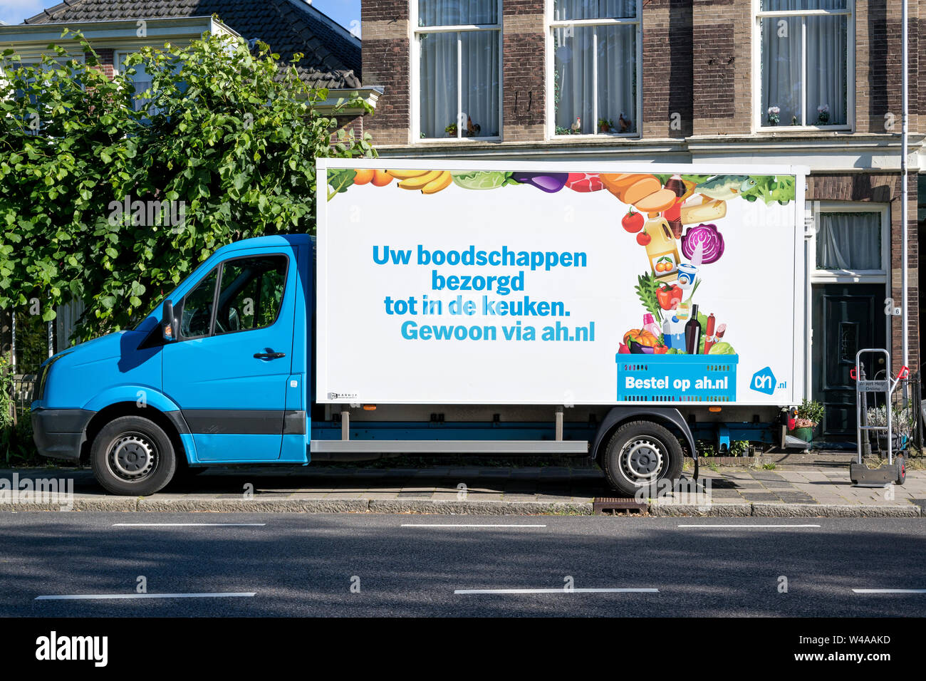 Albert Heijn delivery van. Albert Heijn is the largest Dutch ...