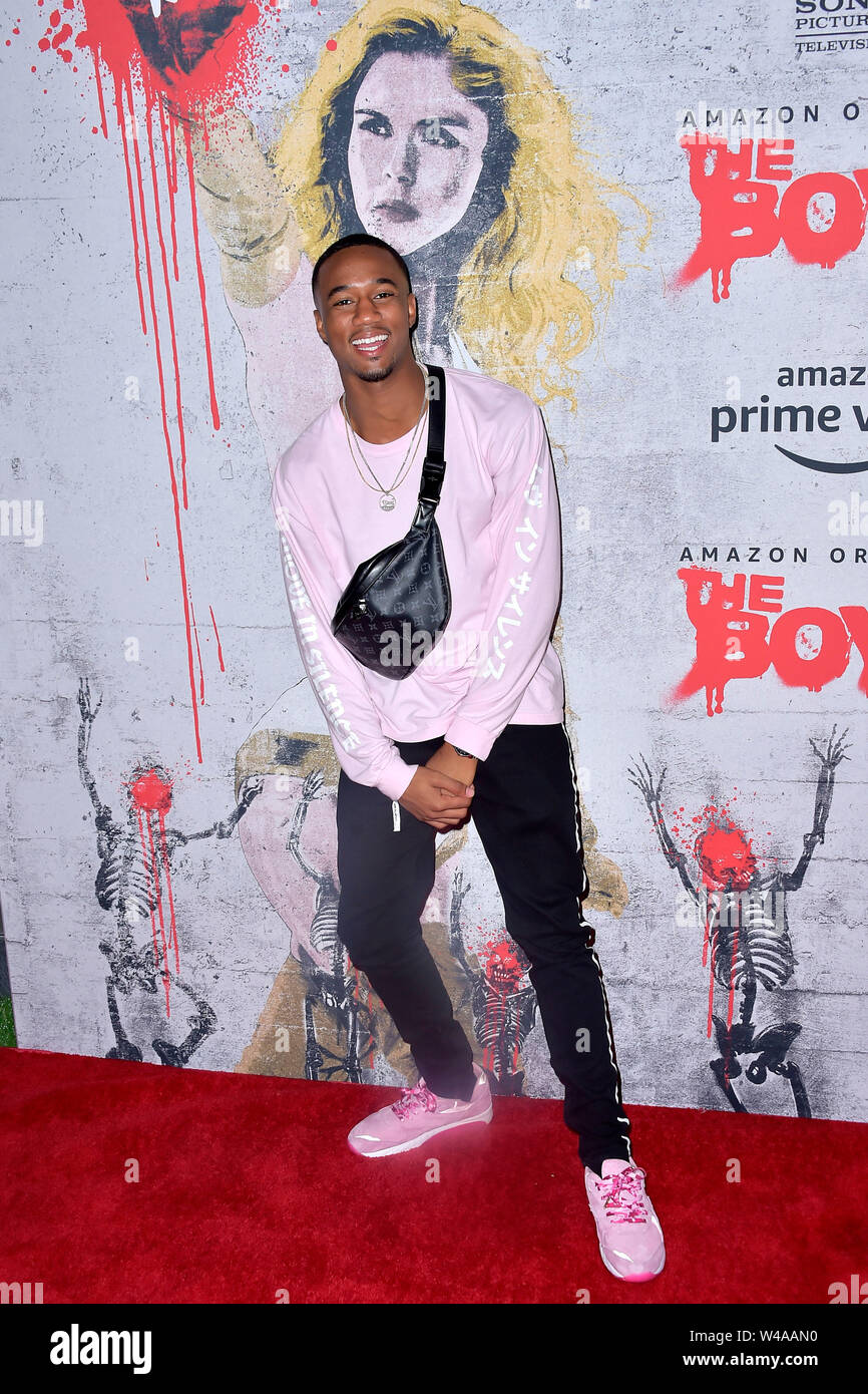 San Diego, USA. 19th July, 2019. Jessie T. Usher at the world premiere ...