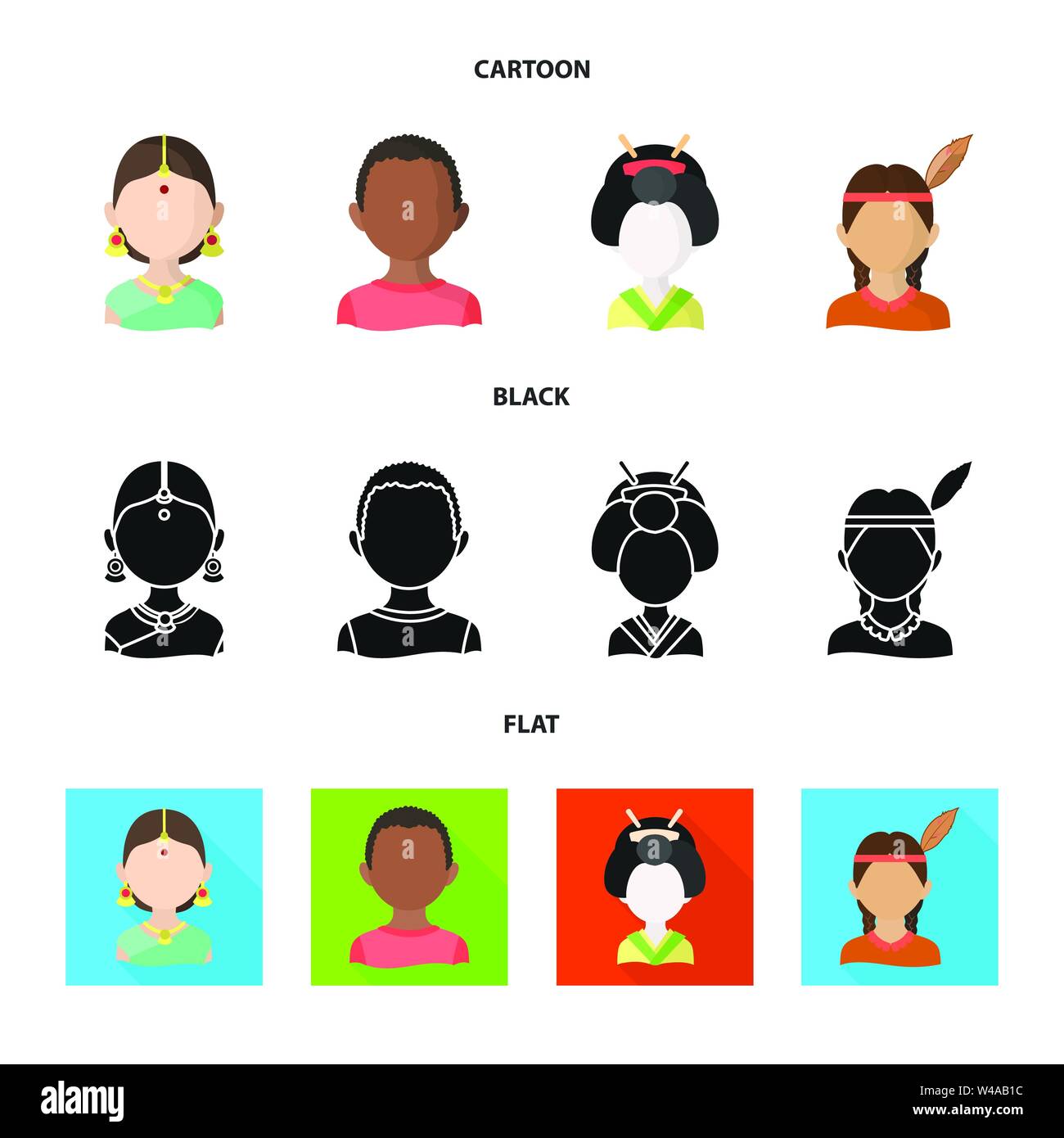 Vector design of imitator and resident sign. Collection of imitator and ...