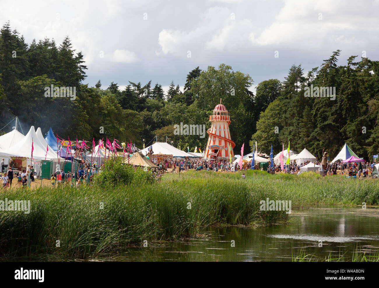 Latitude Festival suffolk UK - childrens area and funfair, Suffolk ...