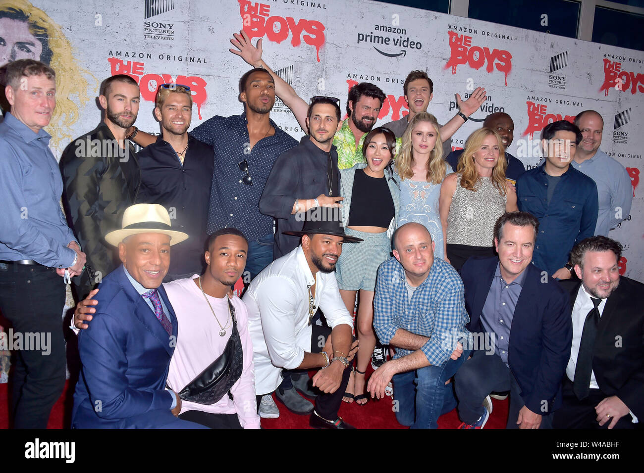 San Diego, USA. 19th July, 2019. 'The Boys' cast and crew at the world ...