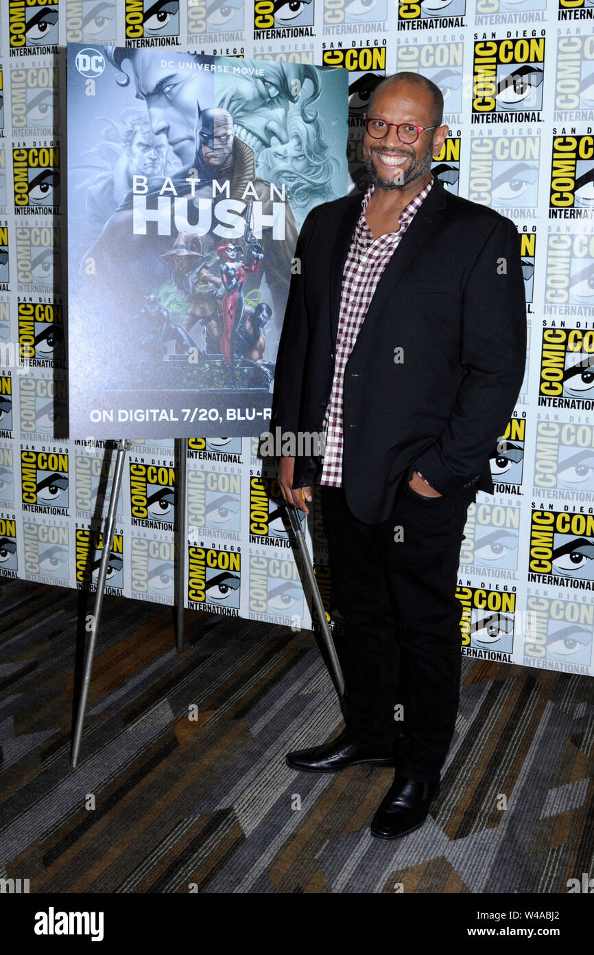 James Tucker at the Photocall to 'Batman: Hush' at the San Diego Comic ...