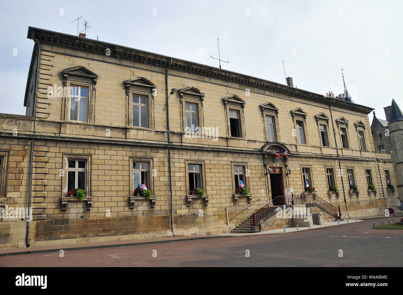 Town Hall, Nevers, France, Europe Stock Photo - Alamy