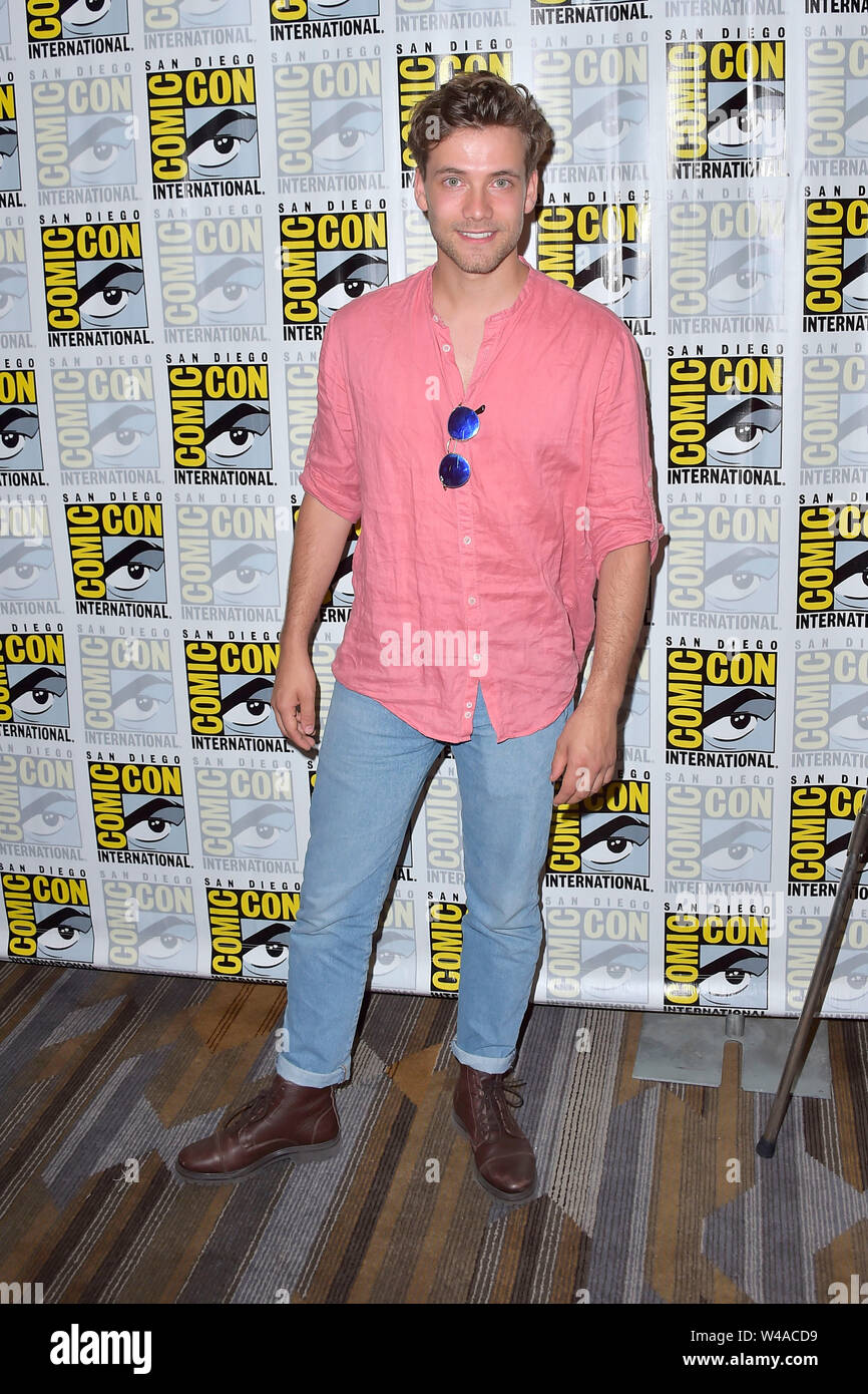 San Diego, USA. 19th July, 2019. Oliver Dench at the Photocall for The ...