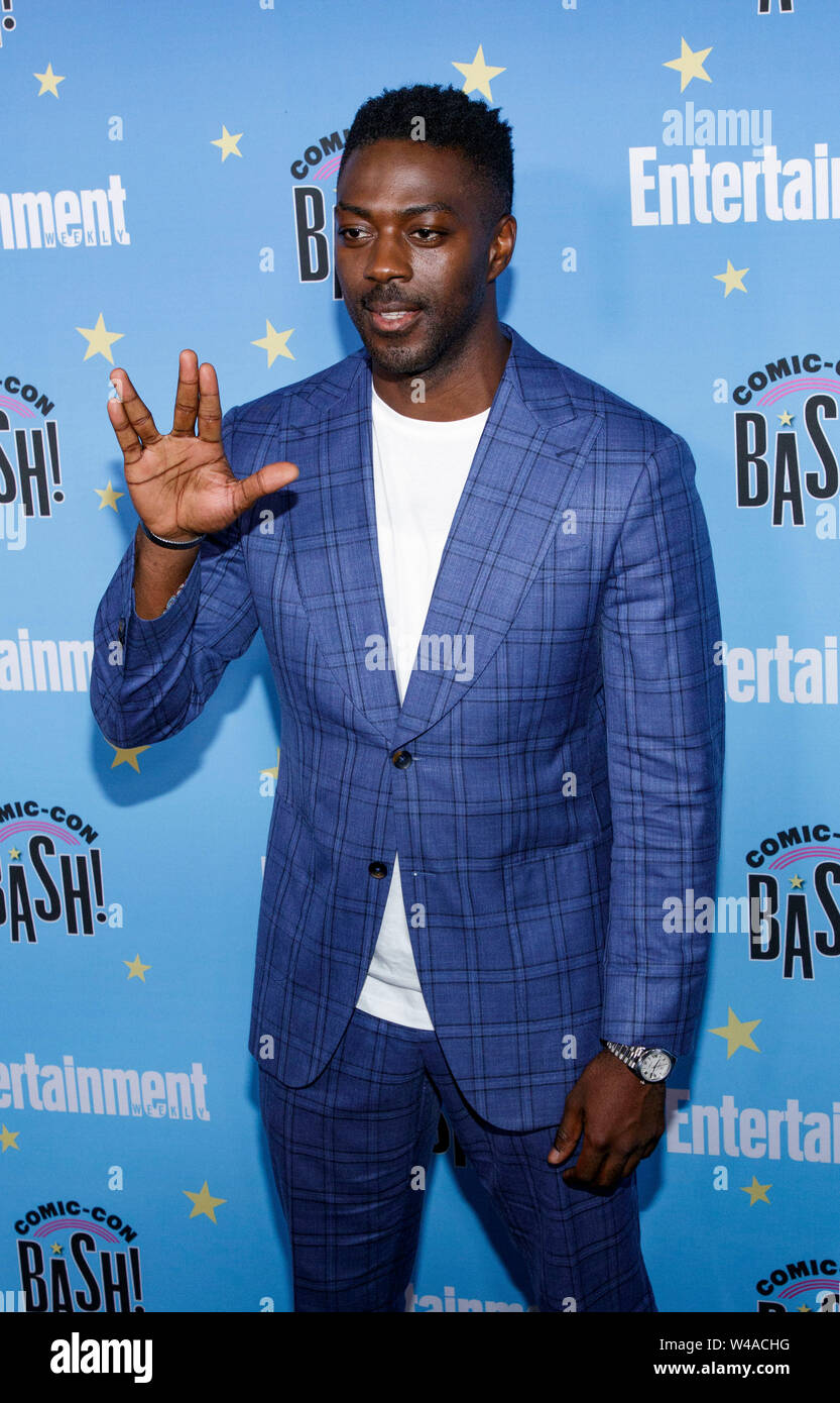 SAN DIEGO, CA - JULY 20: David Ajala attends the Entertainment Weekly ...