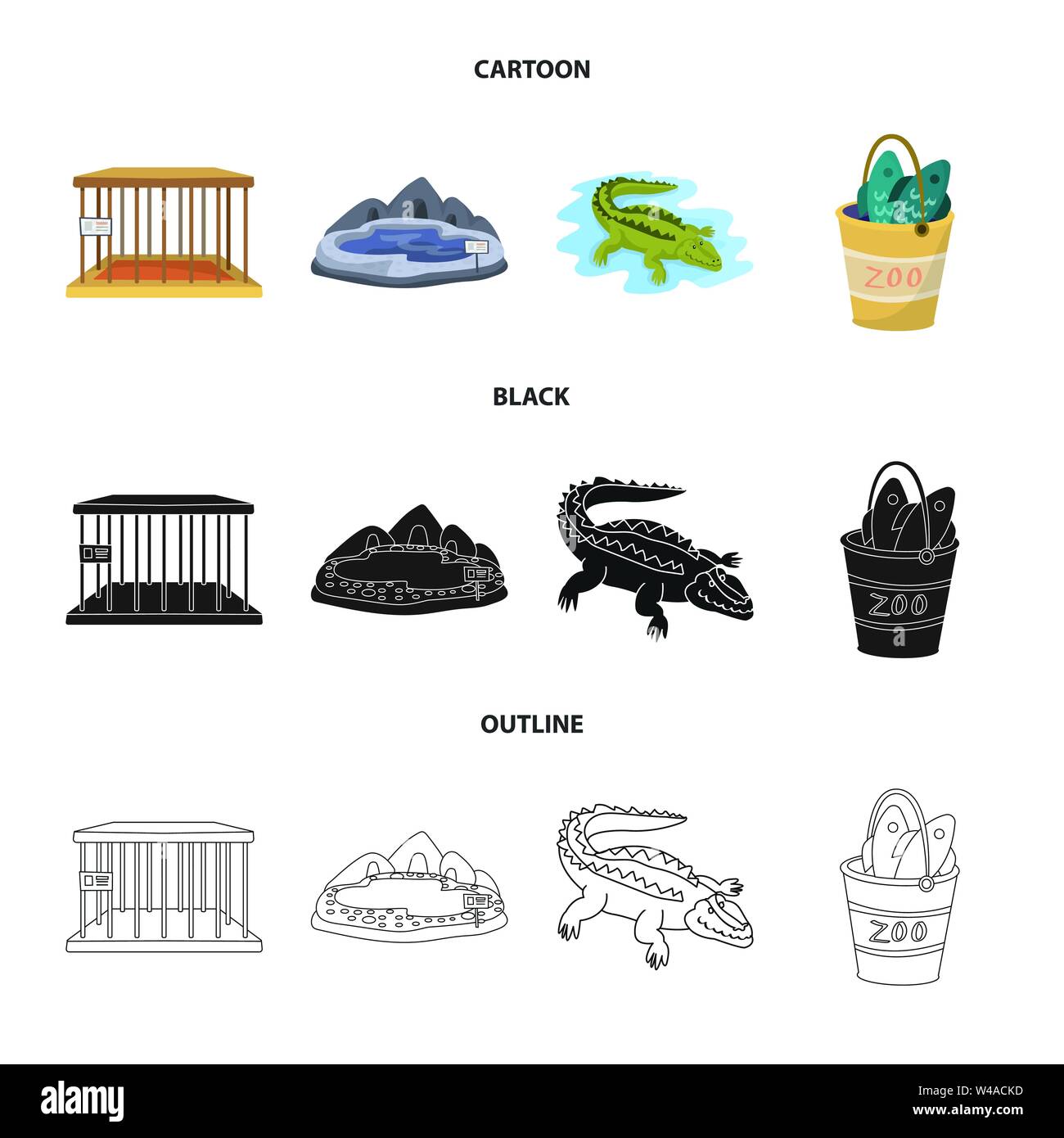 Vector illustration of nature and fun logo. Set of nature and ...