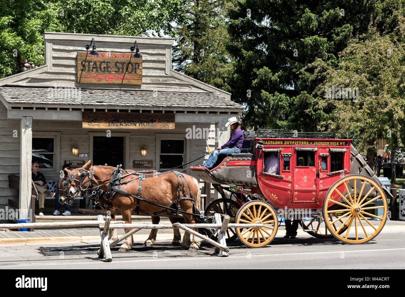 Wild west stagecoach hi-res stock photography and images - Alamy