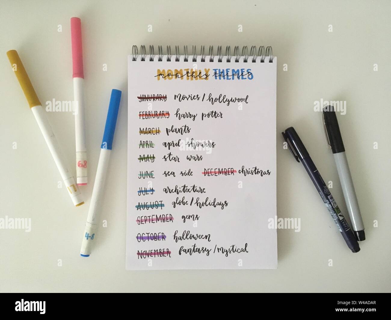 Blue biro pens hi-res stock photography and images - Alamy