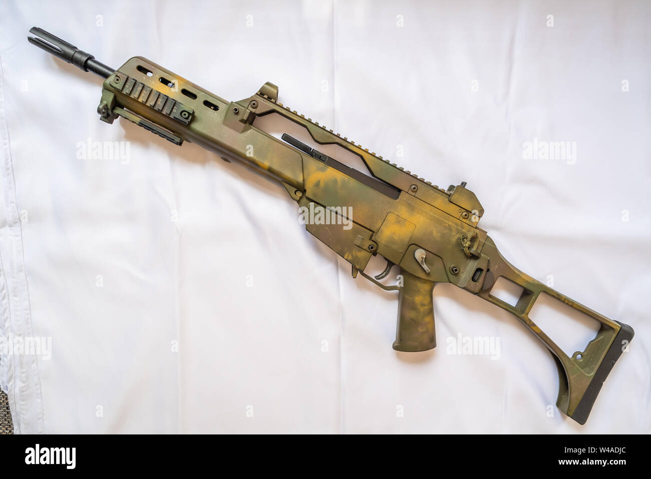 Rifle without magazine on white background Stock Photo - Alamy