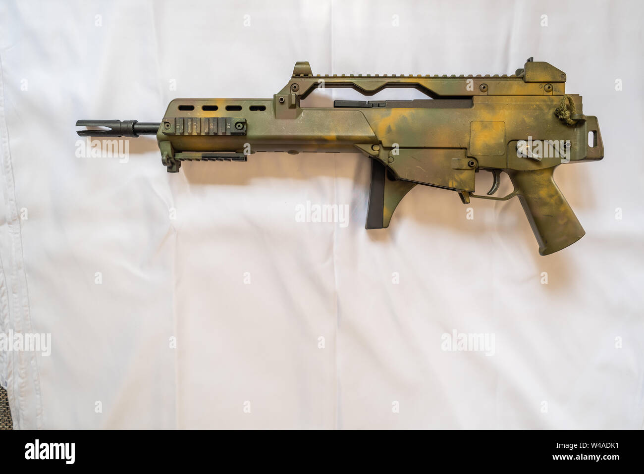 Rifle without magazine on white background Stock Photo - Alamy