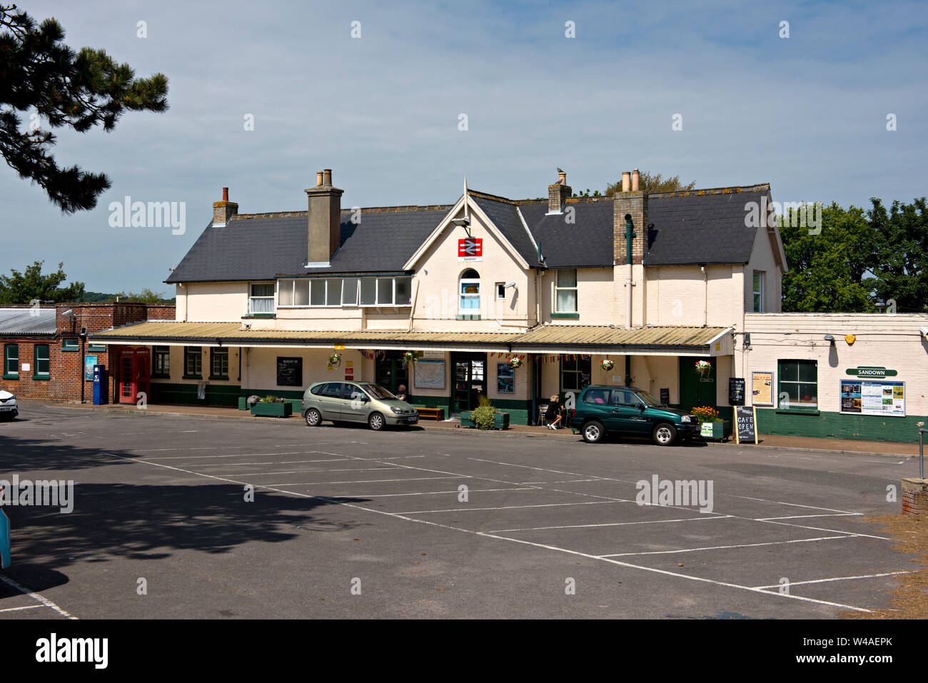Sandown Railway Station located on the Island Line from Ryde to ...