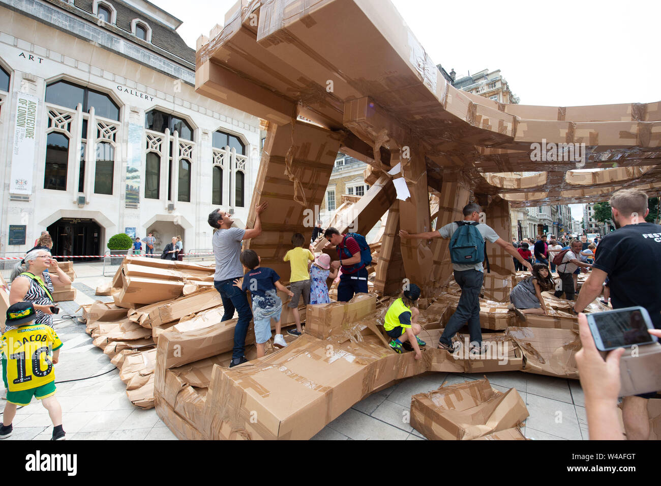 Cardboard tower hi-res stock photography and images - Alamy