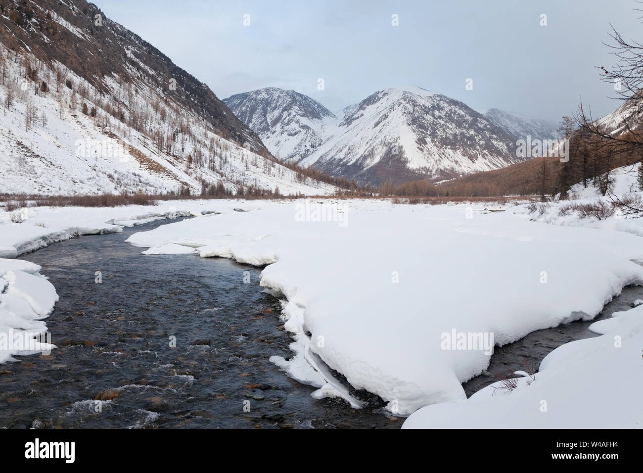 Altai mountain winter hi-res stock photography and images - Alamy